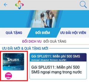 Đổi điểm tích lũy Vinaphone Plus: nhận Data, phút gọi, SMS Free