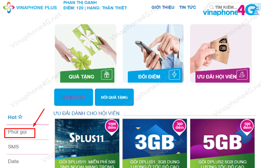 LƯU NGAY cách đổi điểm Vinaphone Plus lấy phút gọi miễn phí