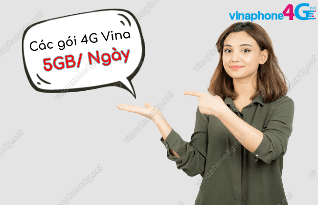 Đăng Ký 4G Gói Data Vinaphone 5GB/ngày Thả Ga Lướt Web