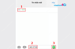 Đăng ký gói DT30 của Vinaphone có 7GB Data dùng suốt 7 ngày