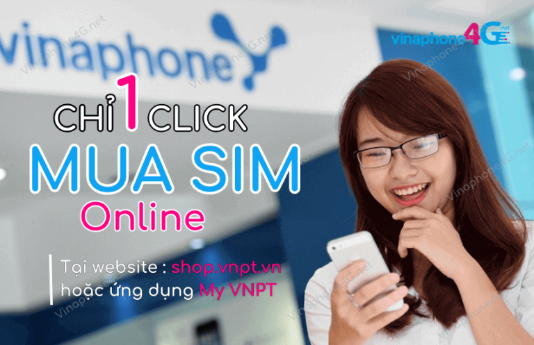 Hướng dẫn mua SIM Vinaphone Online, giao hàng tận nhà